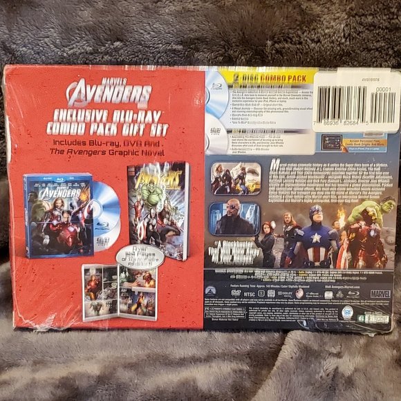 Marvel | Media | Marvels Avengers Exclusive Bluray Combo Pack Gift Set ...